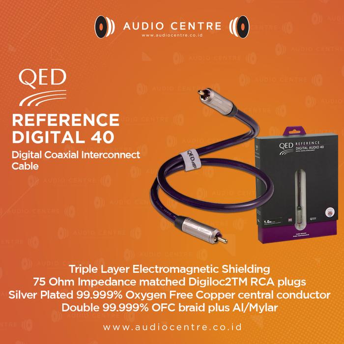 Promo QED Reference Digital 40 Coaxial Digital Interconnect Cable RCA - 1 Meter Cicil 0% 3x ...