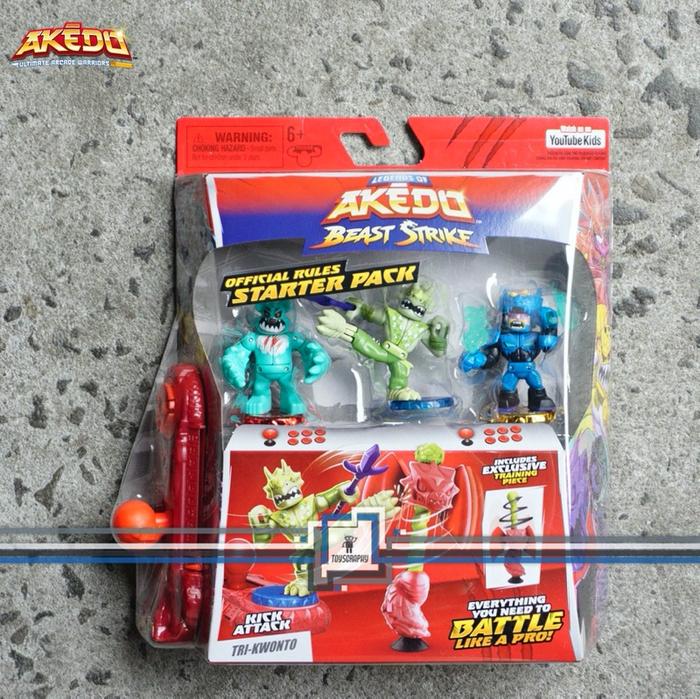 Jual Akedo Beast Strike Kick Attack Tri-Kwonto Mini Figure Starter Pack - Jakarta Utara ...