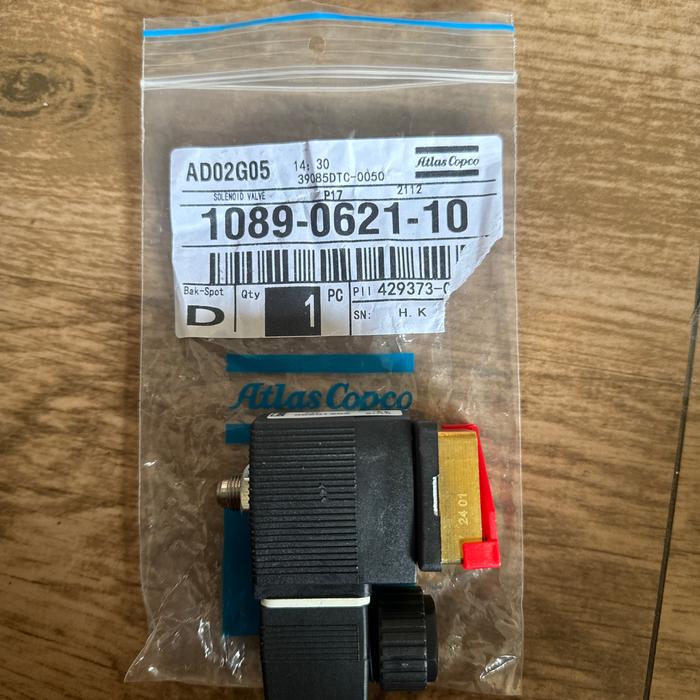 Jual atlas copco solenoid valve 24Vac pn 1089062110 - Kab. Bogor ...