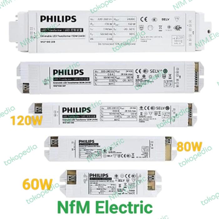 Jual Philips Ballast/Power Supply 24V 60W/80W/120W/ LED Driver Philips ...