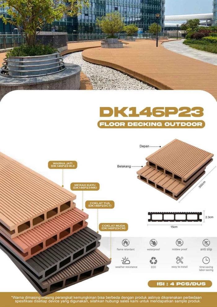 Jual Floor Decking Outdoor Pool deck WPC Kolam Renang Decking WPC ...