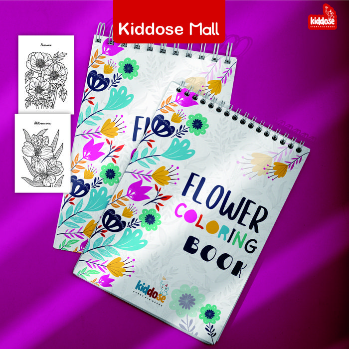 Promo BUKU MEWARNAI COLORING ACTIVITY FLOWER BUNGA BOOK GAMBAR SKETSA ...