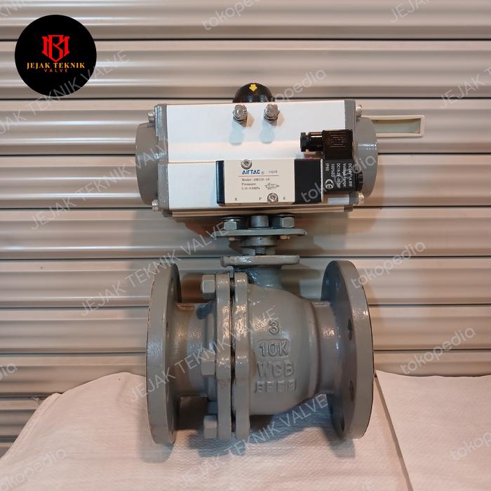 Jual BALL VALVE ACTUATOR 2" INCH FLANGE JIS 10K DN50 WCB / SELENOID VALVE - Jakarta Barat ...