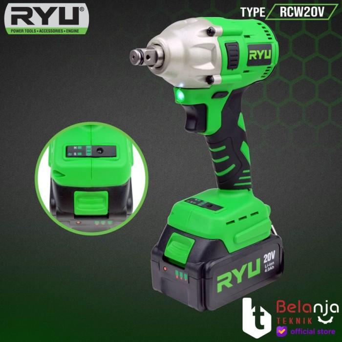 Jual RYU Mesin Cordless Impact Wrench 20V - Pembuka Baut Baterai ...
