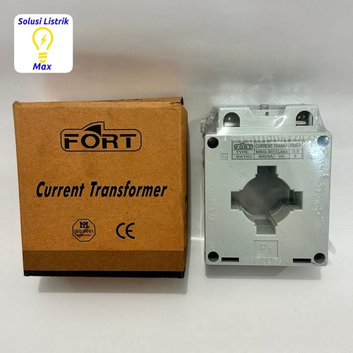 Jual Current Transformer CT 400/5A MSQ-40 Fort - Kab. Bekasi - Solusi Listrik Max | Tokopedia