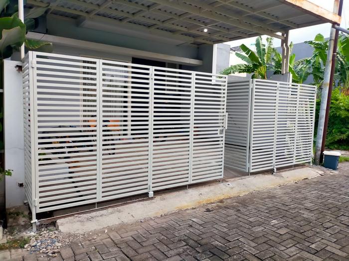 Jual Pagar besi hollow minimalis besi galvanis - Kab. Sidoarjo ...