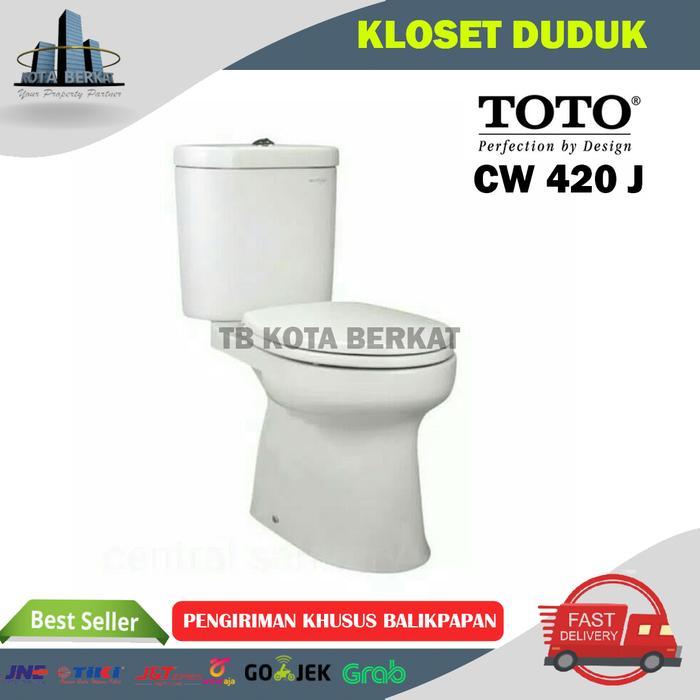Jual CLOSET DUDUK / KLOSET DUDUK TOILET TOTO - CW 420J - Kota ...