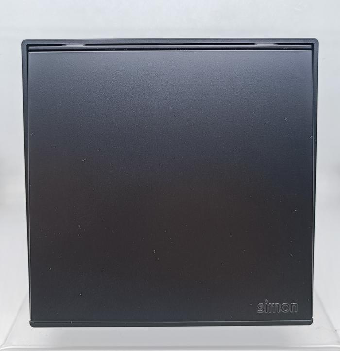 Jual SIMON E6 BLACK DOFF / MATT BLACK SAKLAR ENGKEL 1 GANG 1 WAY SWITCH ...