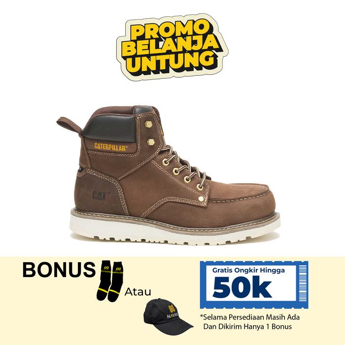 Jual Sepatu Safety Motor Caterpillar Calibrate ST Khaki Original ...