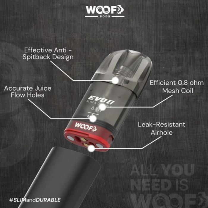 Jual Cartridge Woof Evo 01 EvoCart Pod Replacement Authentic by Vape ...