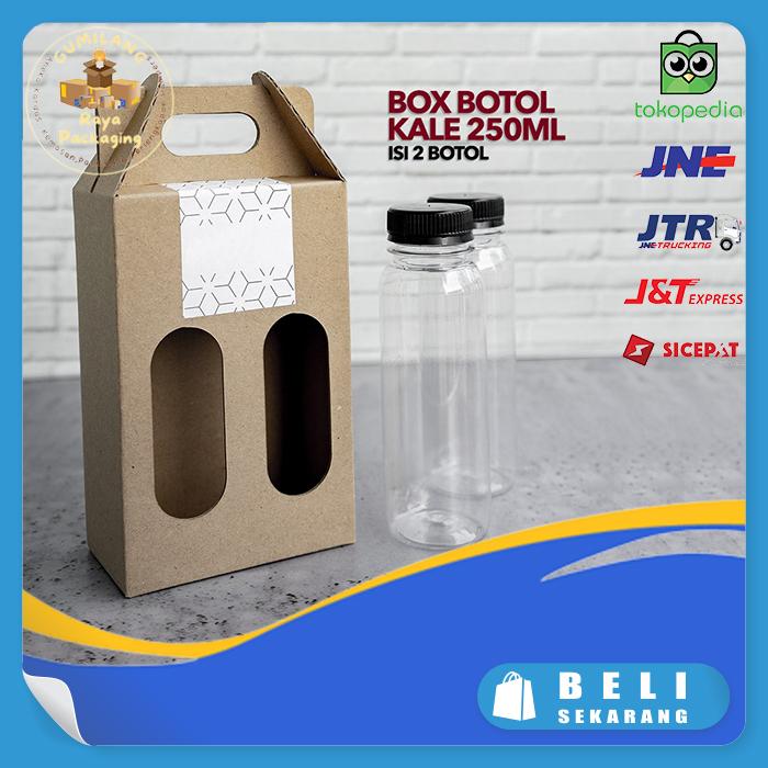 Jual Box Hampers Kemasan 250ml Kardus Packaging Botol Kale Isi 2 Dus ...