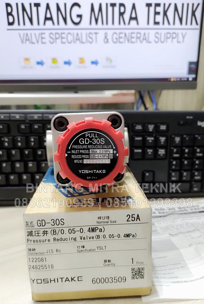Jual PRV PRESSURE REDUCING VALVE YOSHITAKE GD-30S SIZE 1" B - Kota ...