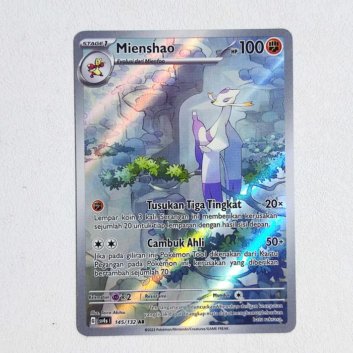 Jual Mienshao AR 145/132 SV4s - Kartu Pokemon Indonesia - Jakarta Timur ...
