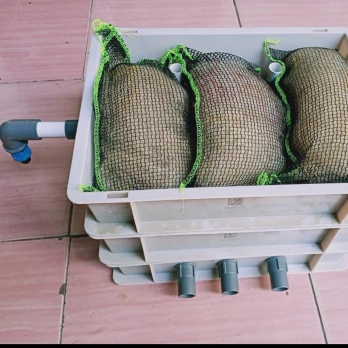 Jual Trickle box filter kolam ikan koi+media filter - Kab. Bekasi ...