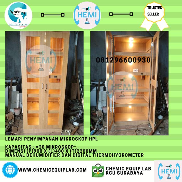 Jual 90 LPM KABINET LEMARI PENYIMPANAN MIKROSKOP KAPASITAS ±20 MIKROSKOP DEHUMIDIFIER ...