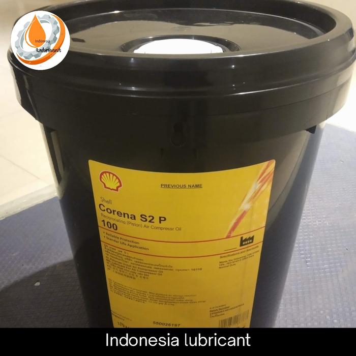 Jual Shell Corena S2 P 100 Oil kompresor udara 💯 pail 20 liter ...