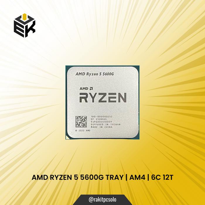 Jual AMD Ryzen 5 5600G [TRAY] 3.9GHz 6cores 12threads - Kota Surakarta ...