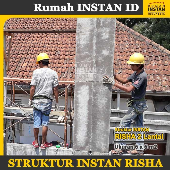 Jual PAKET Rangka Struktur Panel RISHA 2 Lantai 6×6 m2 - Jakarta Barat ...