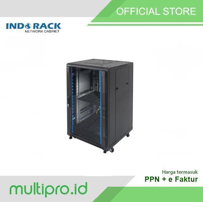 Promo INDORACK IR6020G-Standing Close Rack 20U Glass Door Cicil 0% 3x ...