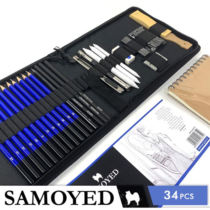 Jual Peralatan Gambar Sketsa / Drawing Sketching Set Samoyed P34 Di ...
