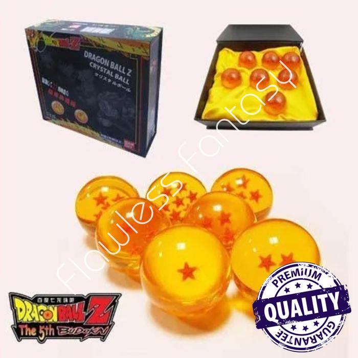 Jual Dragon Ball Z Replica 7 Crystal Ball Set Bola Naga Super Saiyan ...