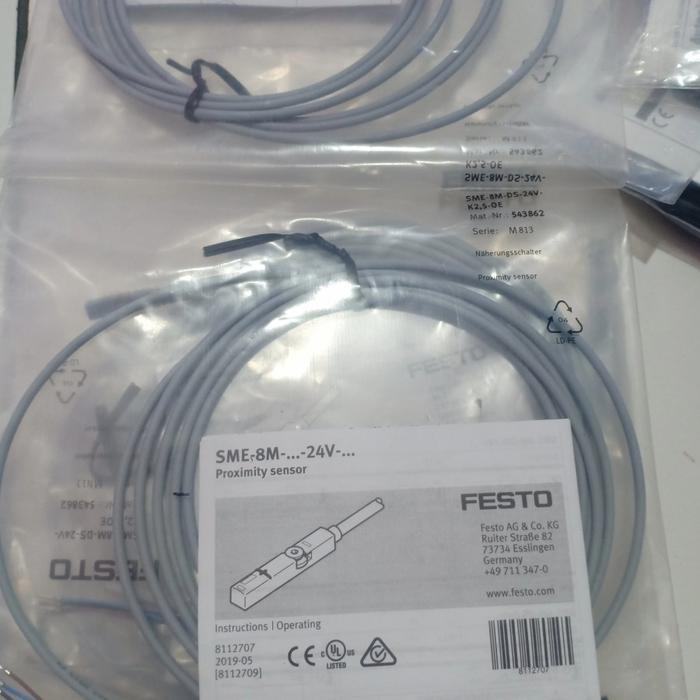 Jual FESTO Priximity Sensor SME-8M-DS-24V-K2,5-OE - Kota Tangerang ...