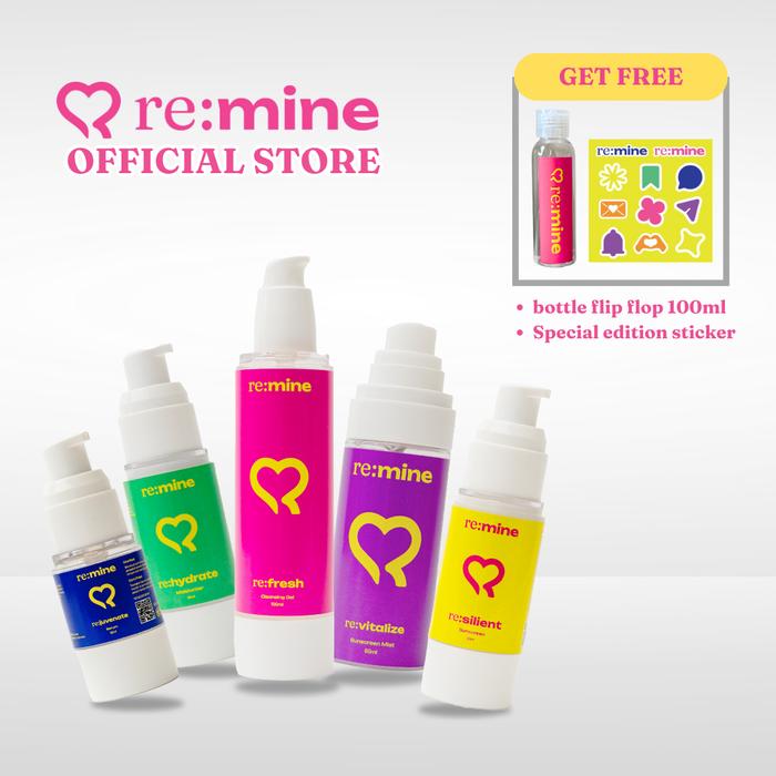 Promo Re:mine Bestie Complete Set Skincare Perawatan Wajah - Kota ...
