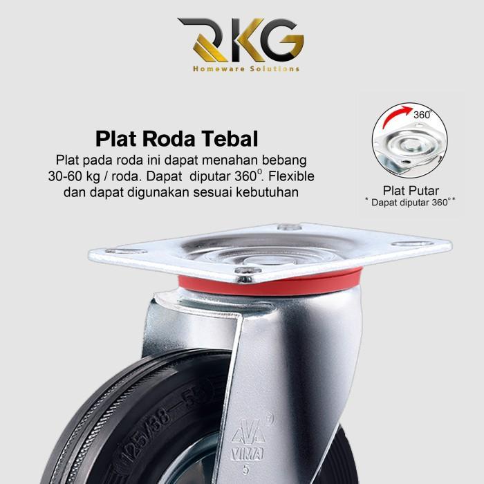 Jual Roda Pagar Gerobak 4 Inch 100mm - Kota Bekasi - RRR Living | Tokopedia