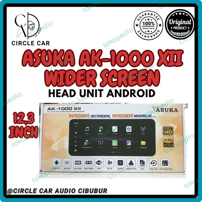 Jual HEADUNIT ANDROID ASUKA AK-1000 XII WIDE SCREEN 12 INCH - Kota ...