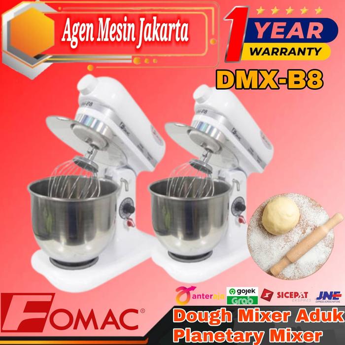 Jual Mesin Pengaduk Adonan Roti Planetary Mixer Dough DMX-B8 Fomac ...
