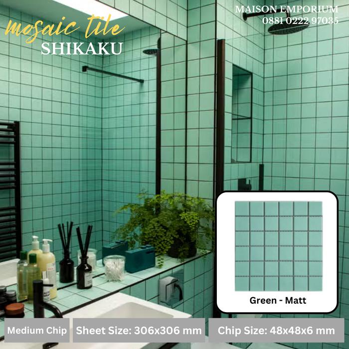Jual Cove Mosaic Tile Shikaku Medium Chip Keramik Mosaik / Mozaik ...