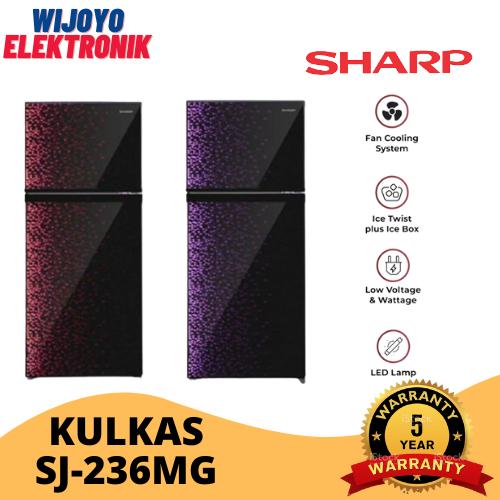 Jual Kulkas 2 Pintu Sharp SJ 236 MG Shine Series. No Frost - Jakarta ...