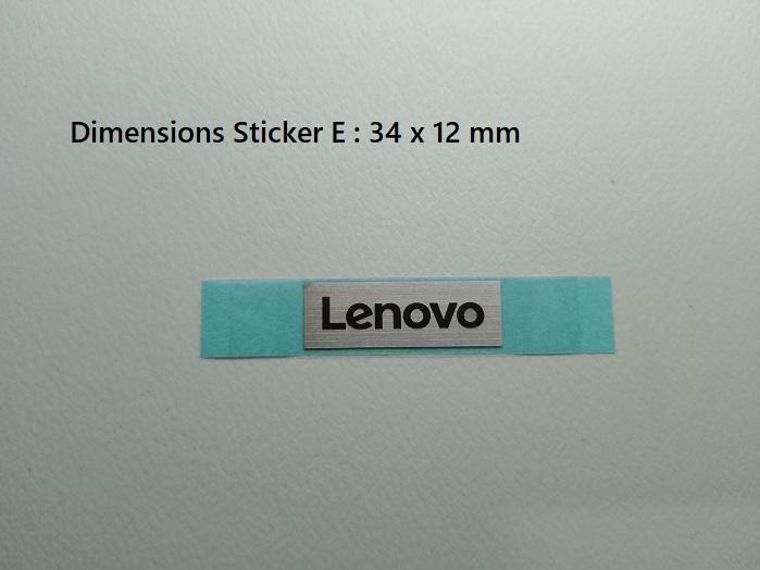 Jual Sticker Logo Laptop Keyboard Notebook Lenovo Series Original - E ...