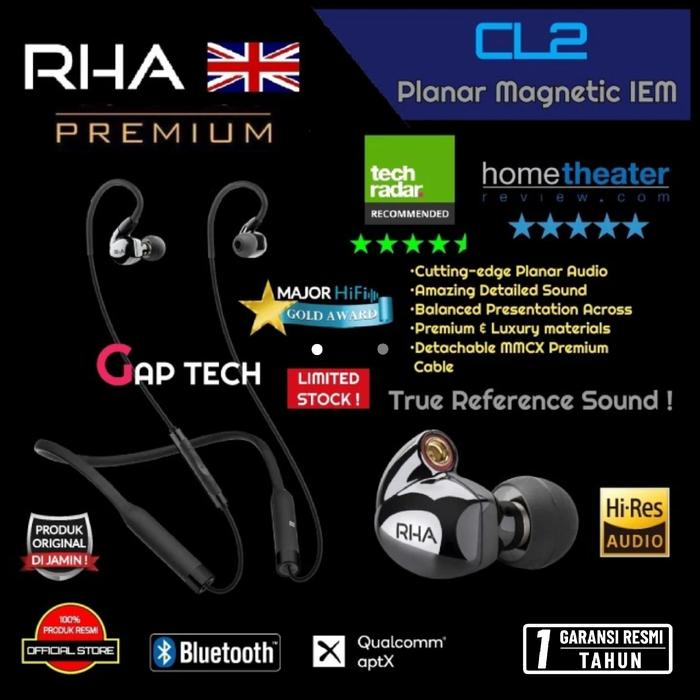 Jual RHA CL2 / CL 2 Planar Premium Wireless & Wired Planar Magnetic IEM - Jakarta Pusat - GAP ...