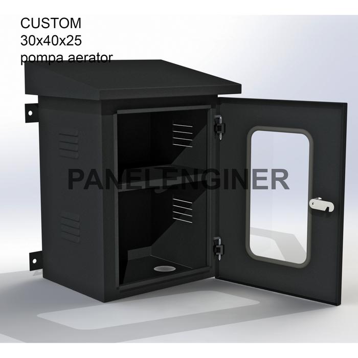Jual BOX PANEL CUSTOM 30x40x25 plat 0,8mm powder coating box custom ...