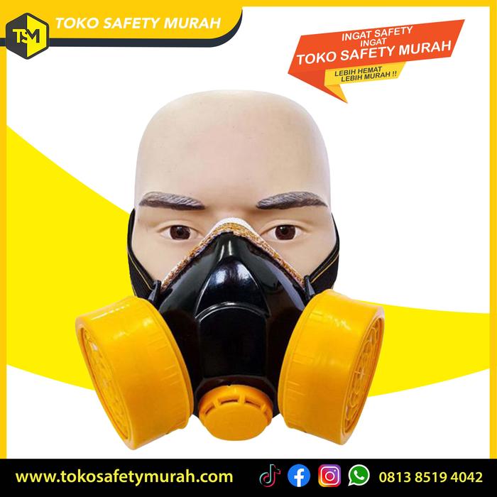 Jual Masker Respirator NP 306 Double Anti Asap Debu Chemical Gosave ...