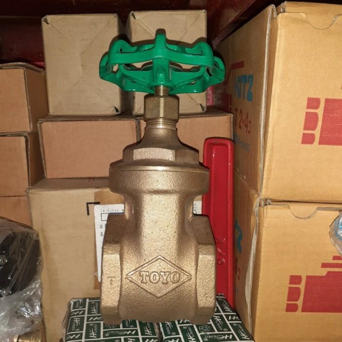 Jual GATE VALVE TOYO 3/4 INCH / STOP KRAN TOYO 3/4" - Jakarta Pusat ...