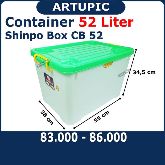 Jual Container 52 Ltr Shinpo Box CB 52 Caravan Box Kontainer Storage ...