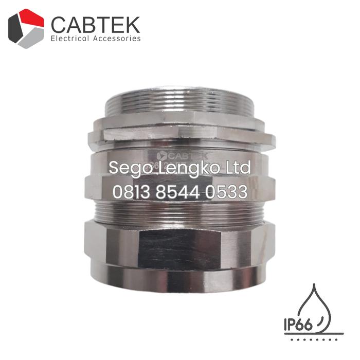Jual Industrial Cable Gland Armoured CW M75 Brass Nickle Plated CABTEK ...