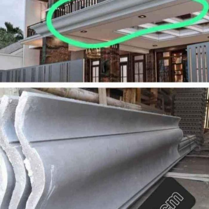 Jual Lisplang beton Lis profilan tempel pul beton Lis ukuran 40x200cm ...