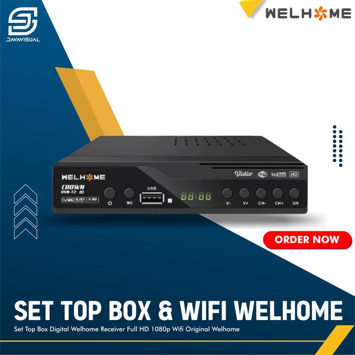 Jual Set Top Box Welhome Digital TV Tuner WiFi - Receiver - Kota Denpasar - javavisual | Tokopedia