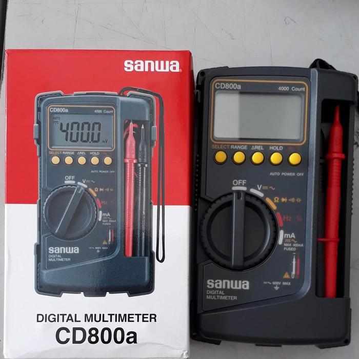 Jual Sanwa Digital Multitester / Multimeter CD800a / Avometer CD 800 a ...