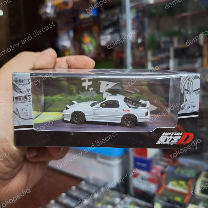 Jual Hobby Japan Skala 64 Initial D Mazda RX7 Red Sun With Driver ...