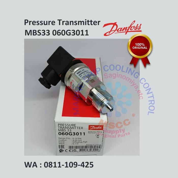 Jual Danfoss Pressure Switch Transmitter MBS33. 060G3011 0...10 bar. - Jakarta Utara - MARINE ...