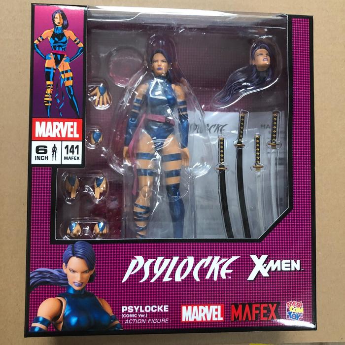 Jual Mafex 141 Psylocke Comic ver. (Medicom Toy) Marvel Legends X-Men ...