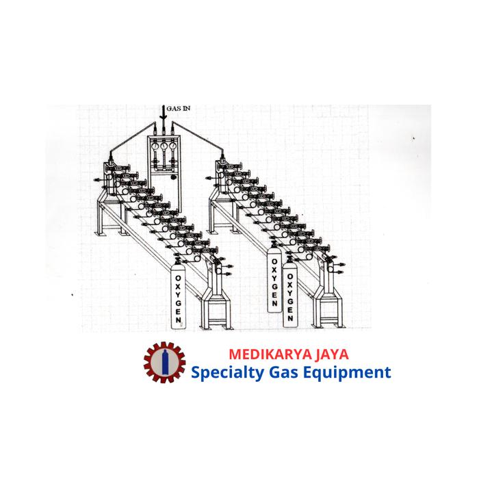 Jual Filling Rack Gas Oxigen,Argon,Nitrogen 2x25 Cylindre - Kota Depok ...