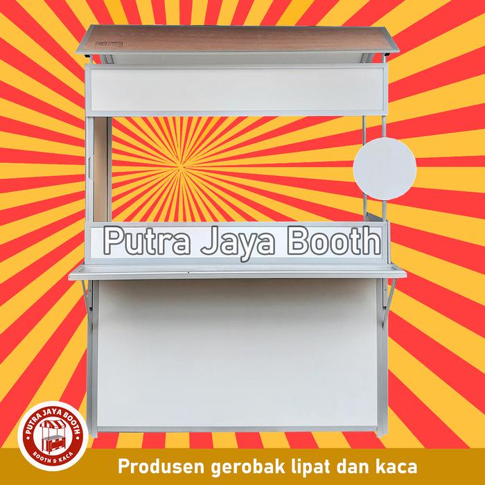 Jual Booth Portable | Meja Lipat | Event Desk lengkap Full Assesoris ...