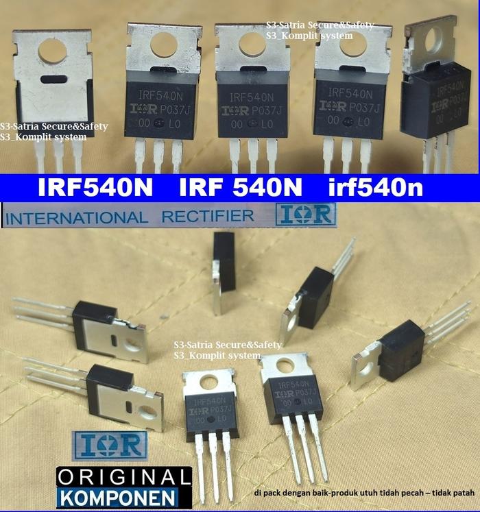 Jual IRF540N transistor irf540n asli mosfet IRF540 N IRF 540 n ori irf ...