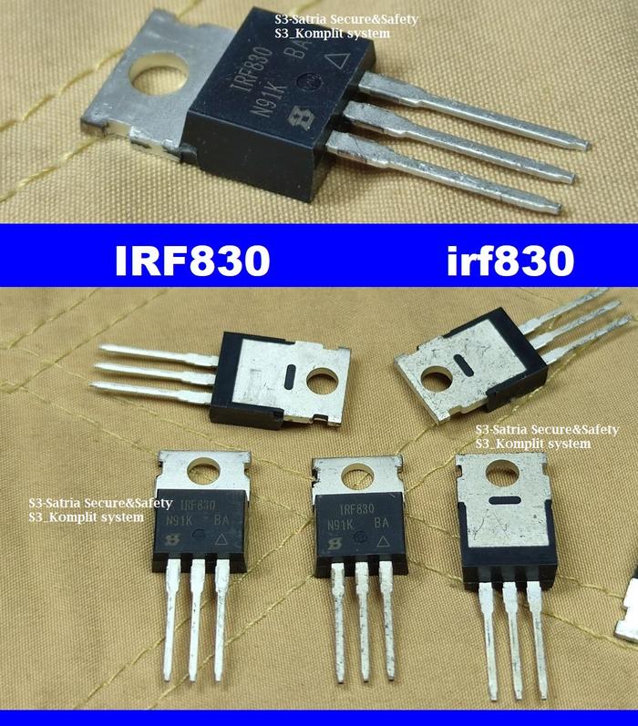 Jual irf830 asli IRF830 IRF 830 irf IR fet mosfet transistor - Jakarta Timur - S3-Satria Secure ...