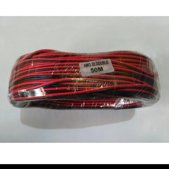 Jual Kabel Awg 22 Double Serabut Merah Hitam NYZ Awg22 2×18 - Jakarta ...